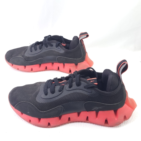 Reebok | Shoes | Reebok Zig Dynamica Black Red Running Shoes H2293 ...